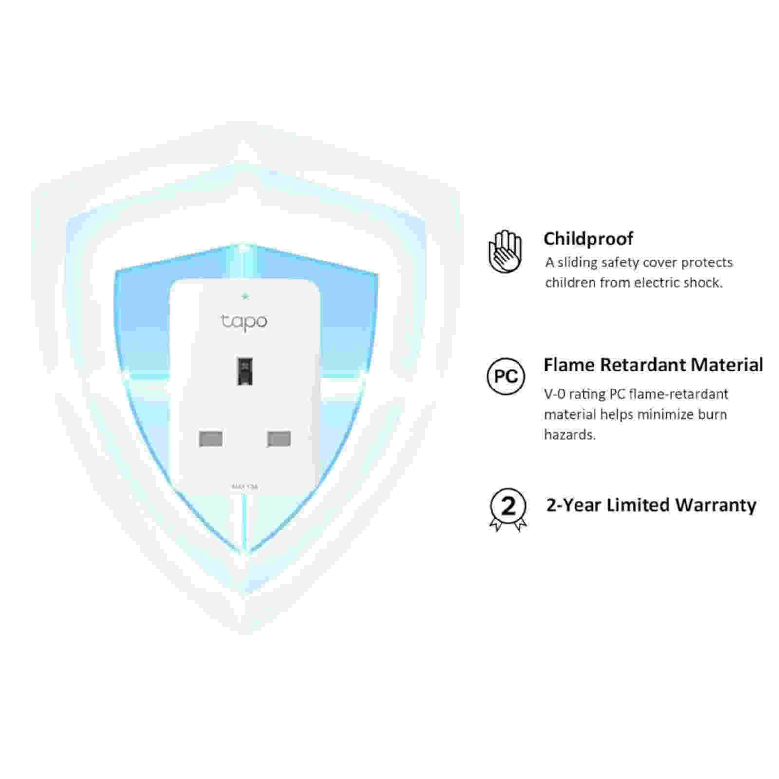 Tapo Mini Wi-Fi Smart Plug (with Energy Mon)1pack | Three